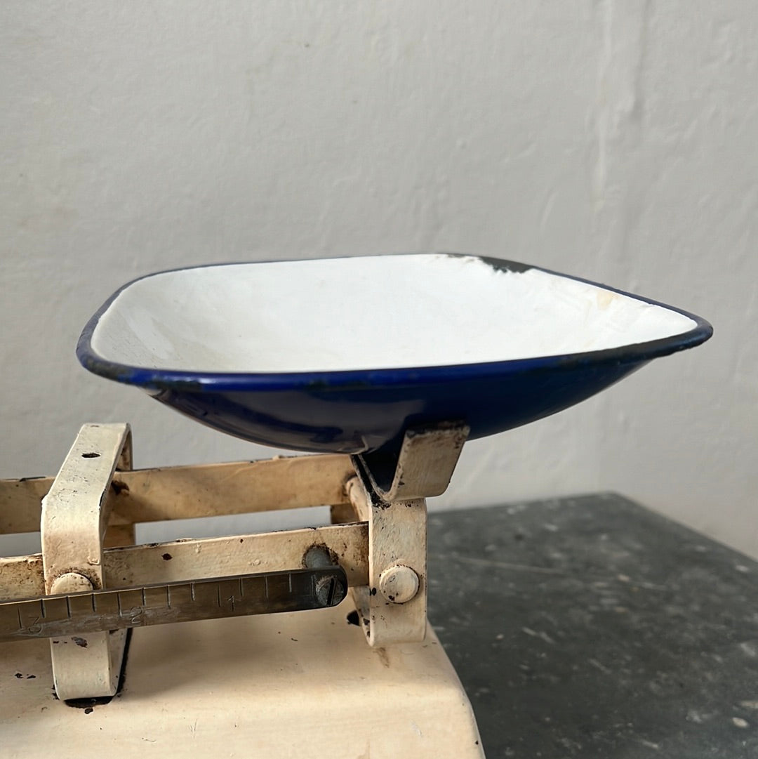 Enamel Scale Plate – Old Bridge Antiques