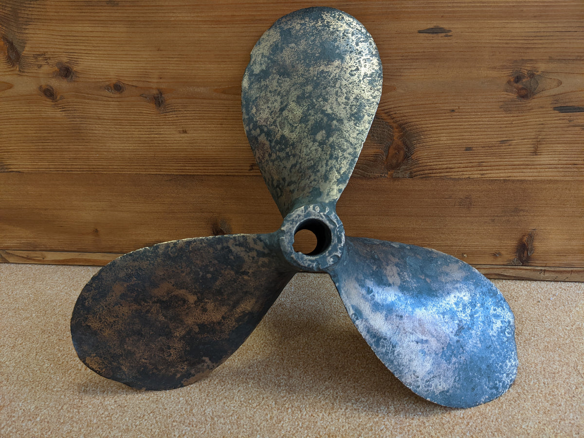 Large Three Bladed Copper Propeller – Old Bridge Antiques